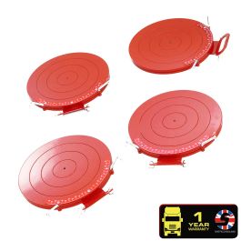 4 x Truck Bearing Turn Plates | Sharkeye Wheel Aligner